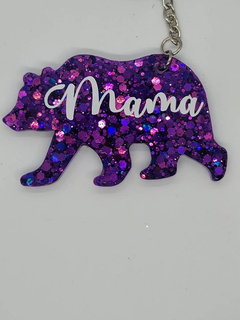 Mama Bear Keychain, Mother Child Keychain, Mothers Day Gift - Etsy