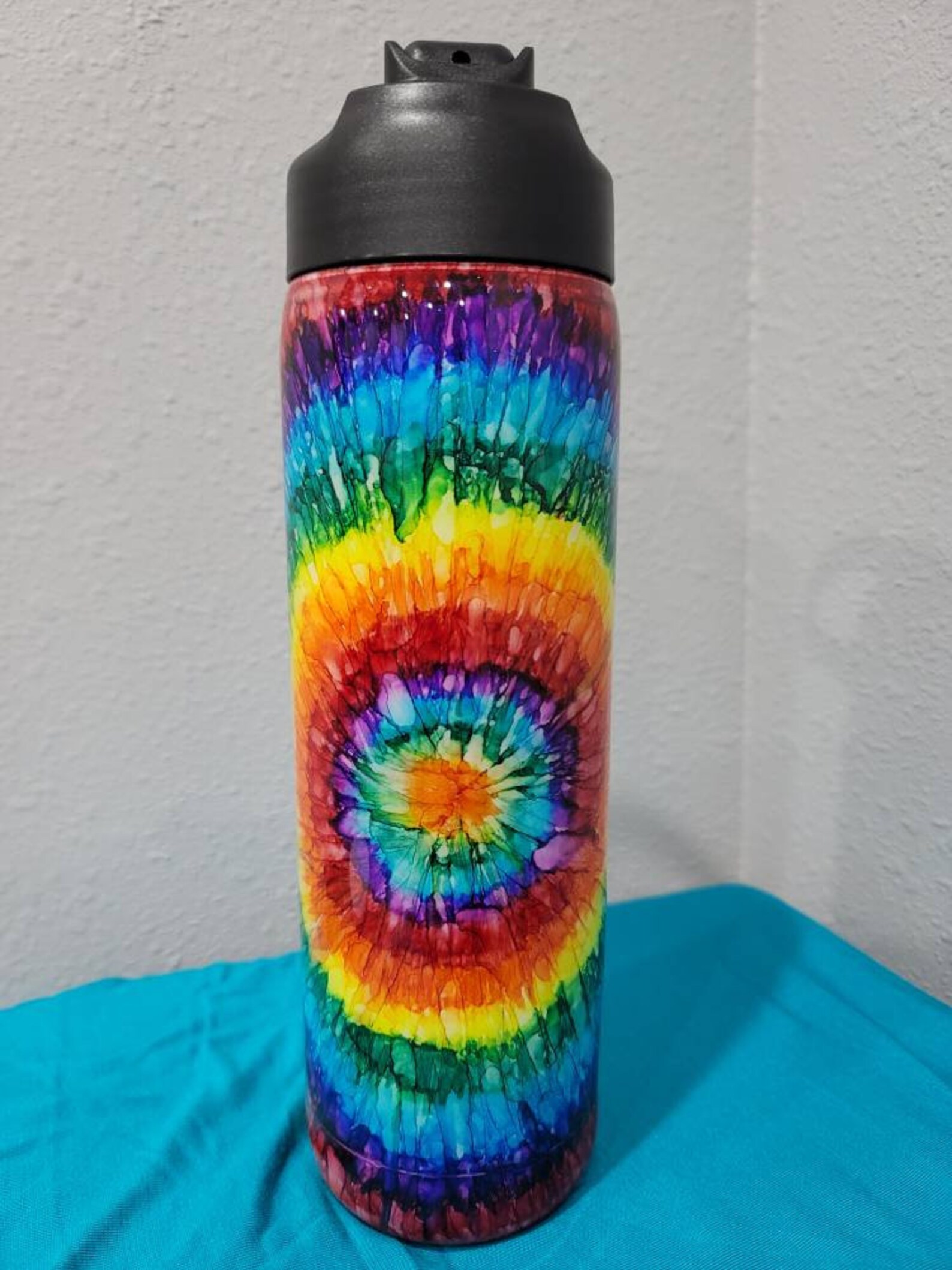 Tie Dye Waterbottle - Etsy