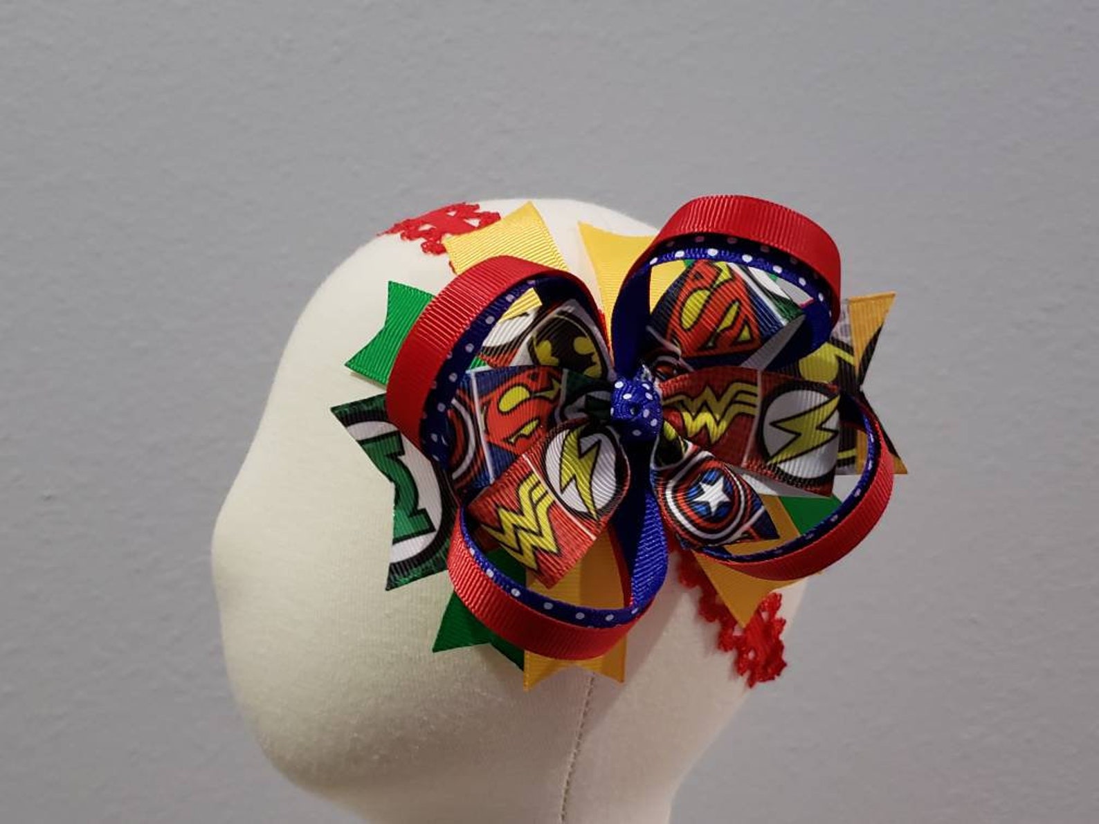 Superhero Ribbon Bows - Etsy