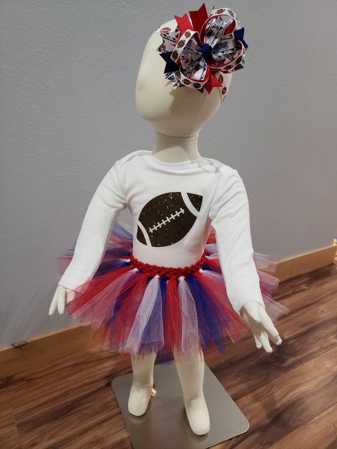 Infant Patriots Football Tutu Outfit - Etsy
