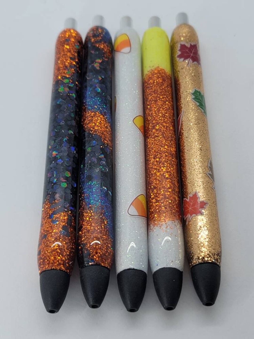 Fall Glitter Gel Pens Candy Corn Leaves Halloween - Etsy