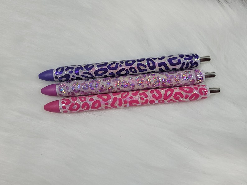 Custom Animal Print Gel Pen Leopard Print Cow Print - Etsy