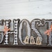 Wood Halloween Ghost Letter Set Halloween Decor Halloween - Etsy