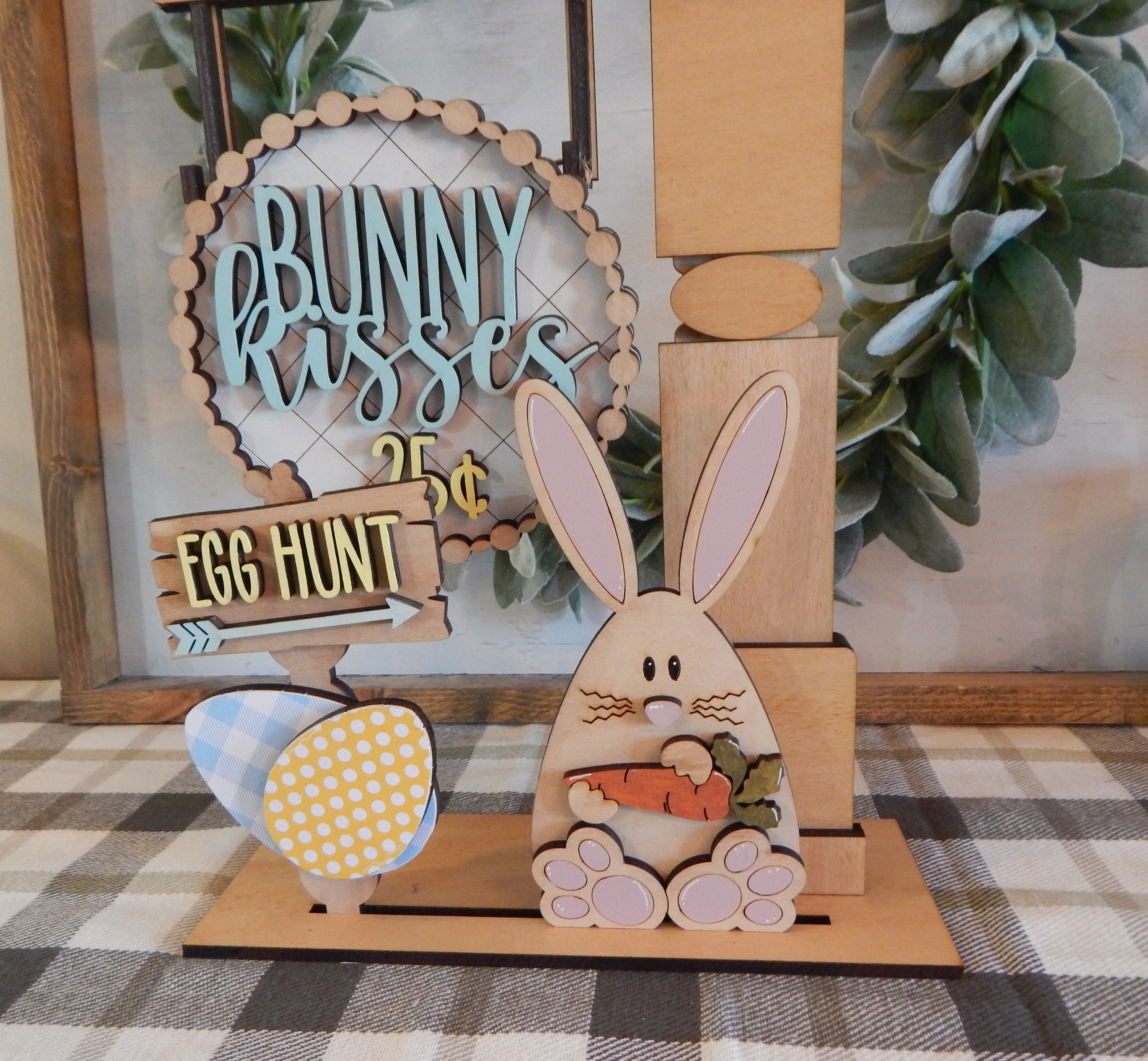 Easter Sign and Insert for Interchangeable Mini Post, Easter Decor - Etsy