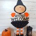 Halloween Welcome Standing Witch, Halloween Decor, Wood Halloween Decor ...