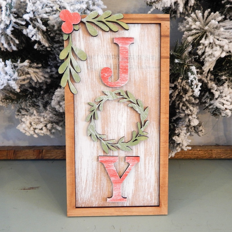 Joy Christmas Sign - Etsy