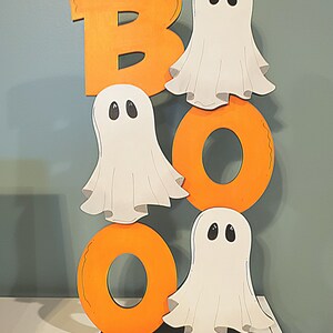 Boo-standing Halloween Decor, Boo Ghost Decor for Halloween - Etsy
