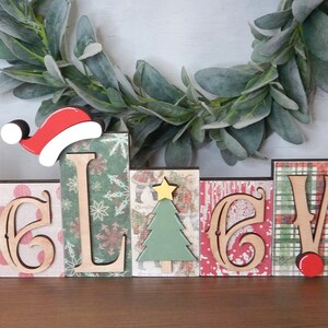 Believe Christmas Word Blocks, Christmas Decor, Believe Decor - Etsy