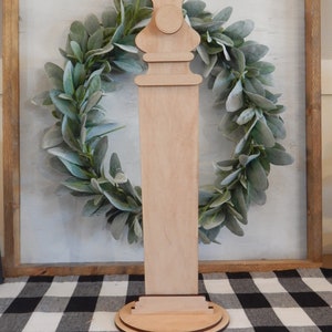 Wood Stand for Hanging Signs and Decor, Rustic Sign Stand - Etsy