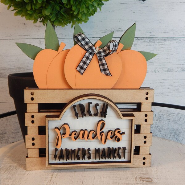 Peach Crate - Etsy