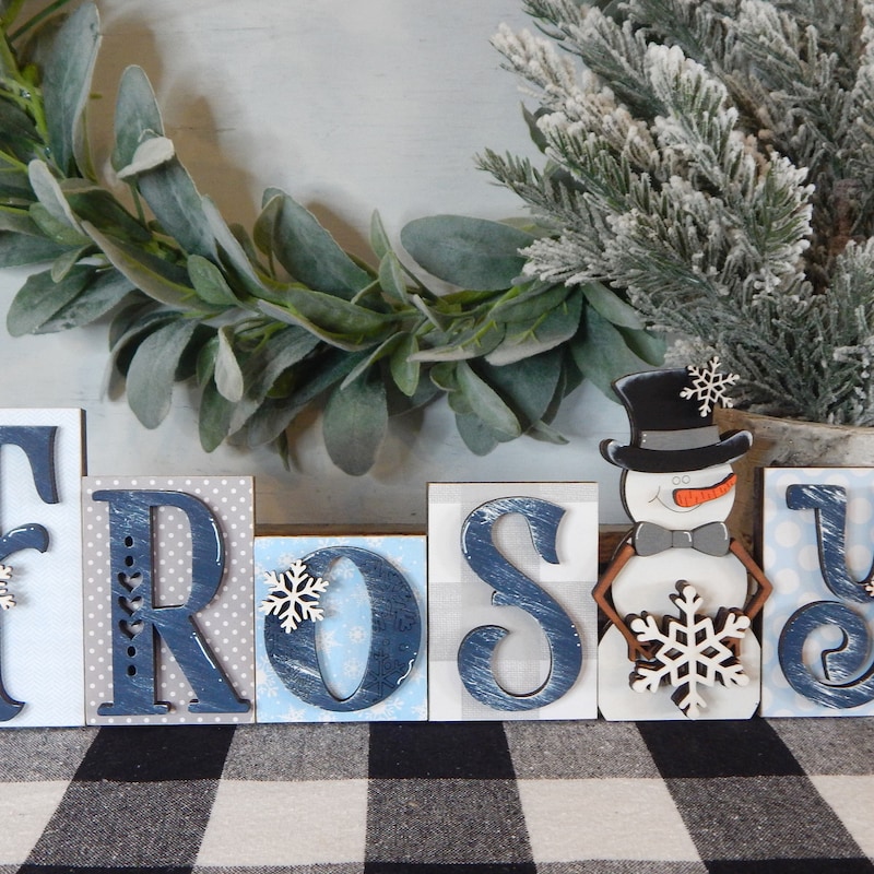 Wood Word Blocks - Etsy