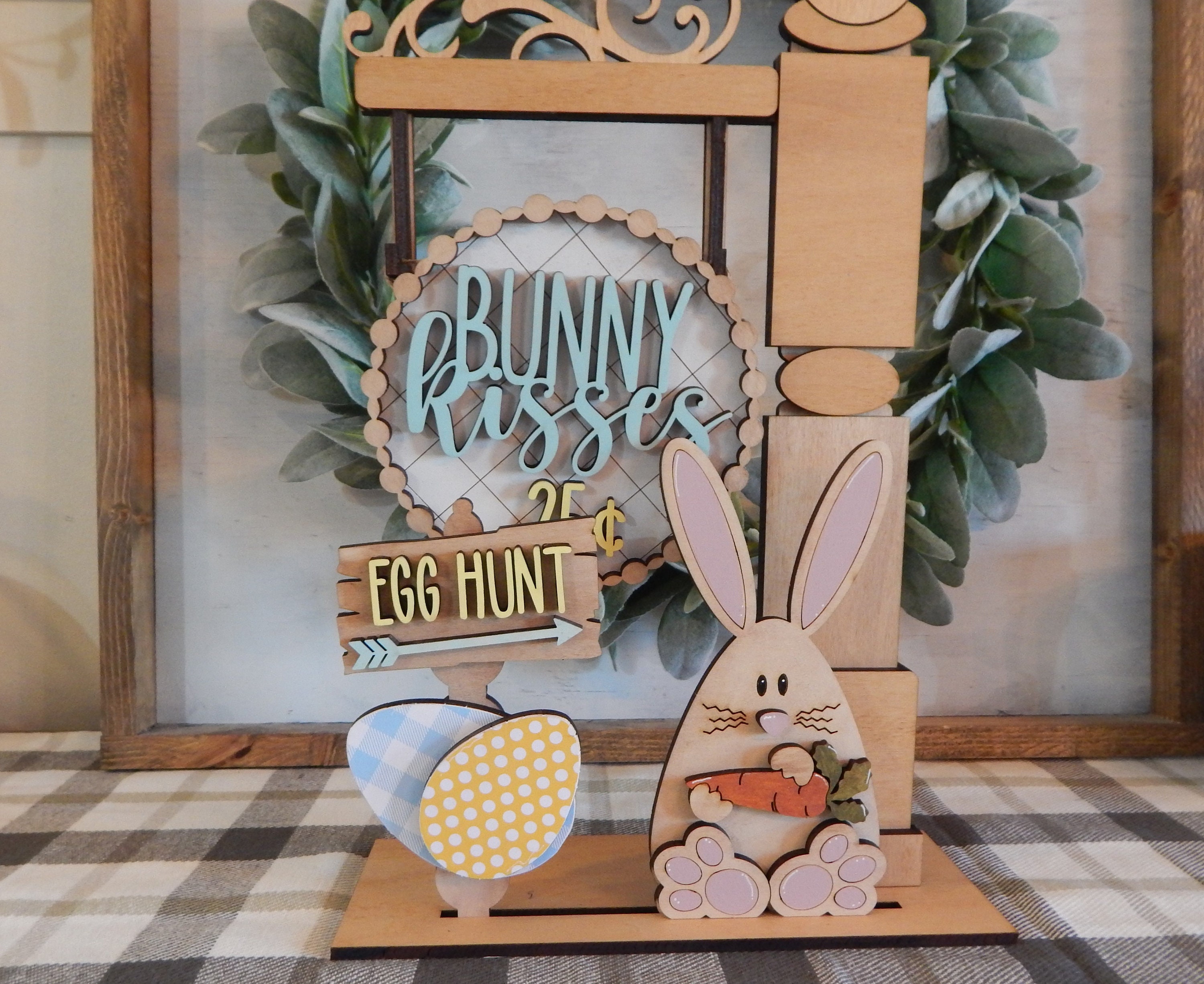 Easter Sign and Insert for Interchangeable Mini Post, Easter Decor - Etsy