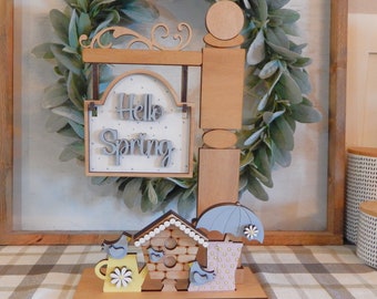 Interchangeable Spring Boots Post Sign-rustic Handcrafted Decor - Etsy