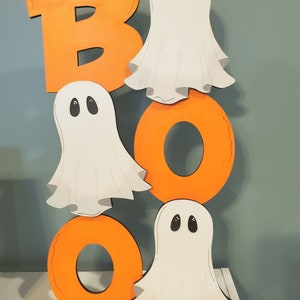 Boo-standing Halloween Decor, Boo Ghost Decor for Halloween - Etsy