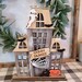 Standing Haunted Halloween House, Halloween Table Decor, Halloween ...
