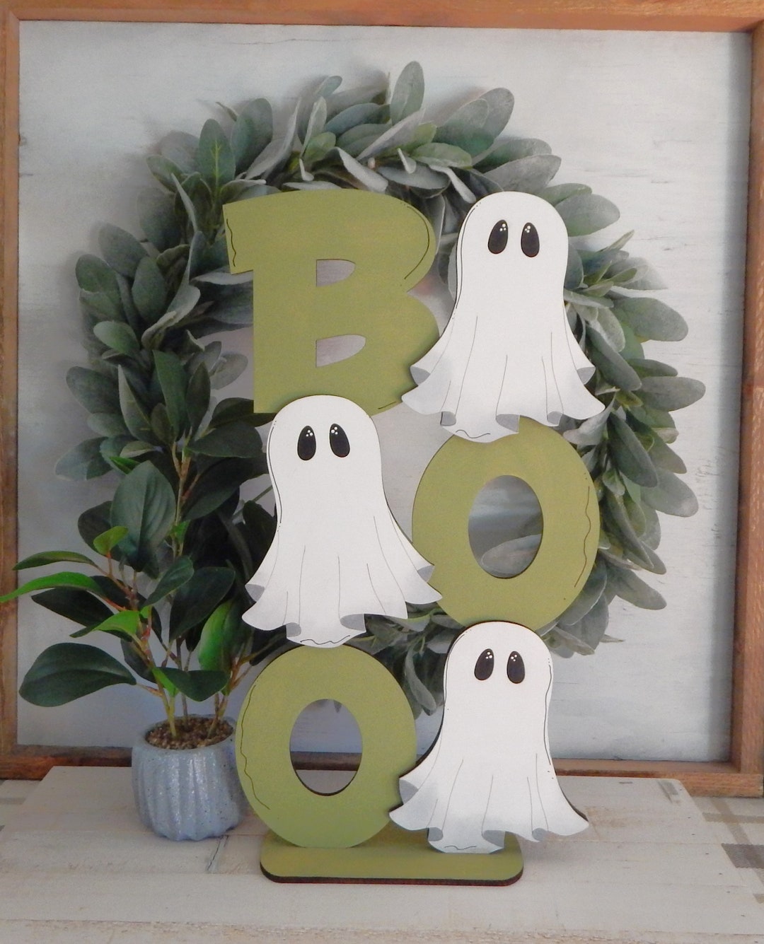 Boo-standing Halloween Decor, Boo Ghost Decor for Halloween - Etsy