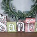 Santa Word Blocks Christmas Decor, Santa Decor, Christmas Decor, Hohoho ...
