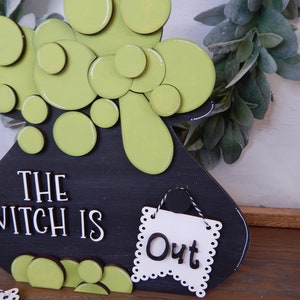 The Witch is in Halloween Cauldron Decor, Halloween Witch Decor, the ...