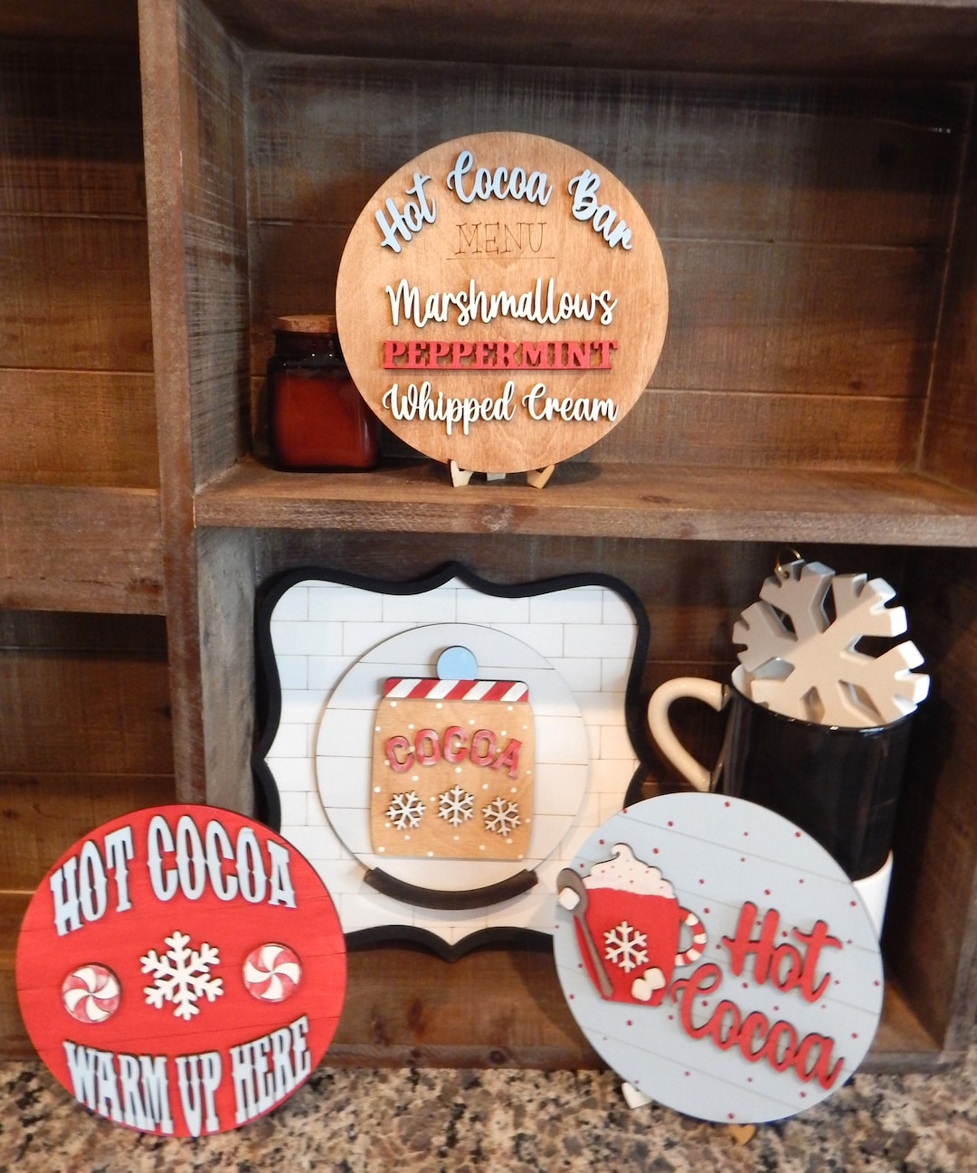 Hot Cocoa Interchangeable Signs, Hot Cocoa Bar Signs, Hot Cocoa Signs ...