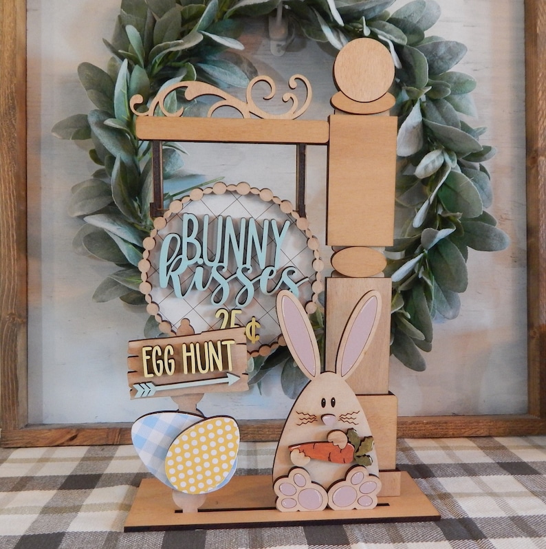 Easter Sign and Insert for Interchangeable Mini Post, Easter Decor - Etsy