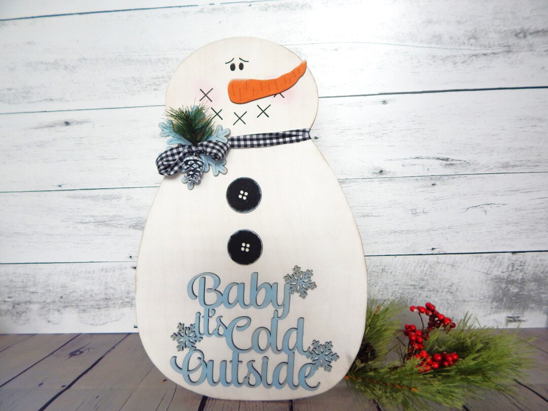 Wood Snowman, Winter Decor for the Table, Christmas Decor for Table ...