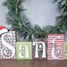Santa Word Blocks Christmas Decor, Santa Decor, Christmas Decor, Hohoho ...