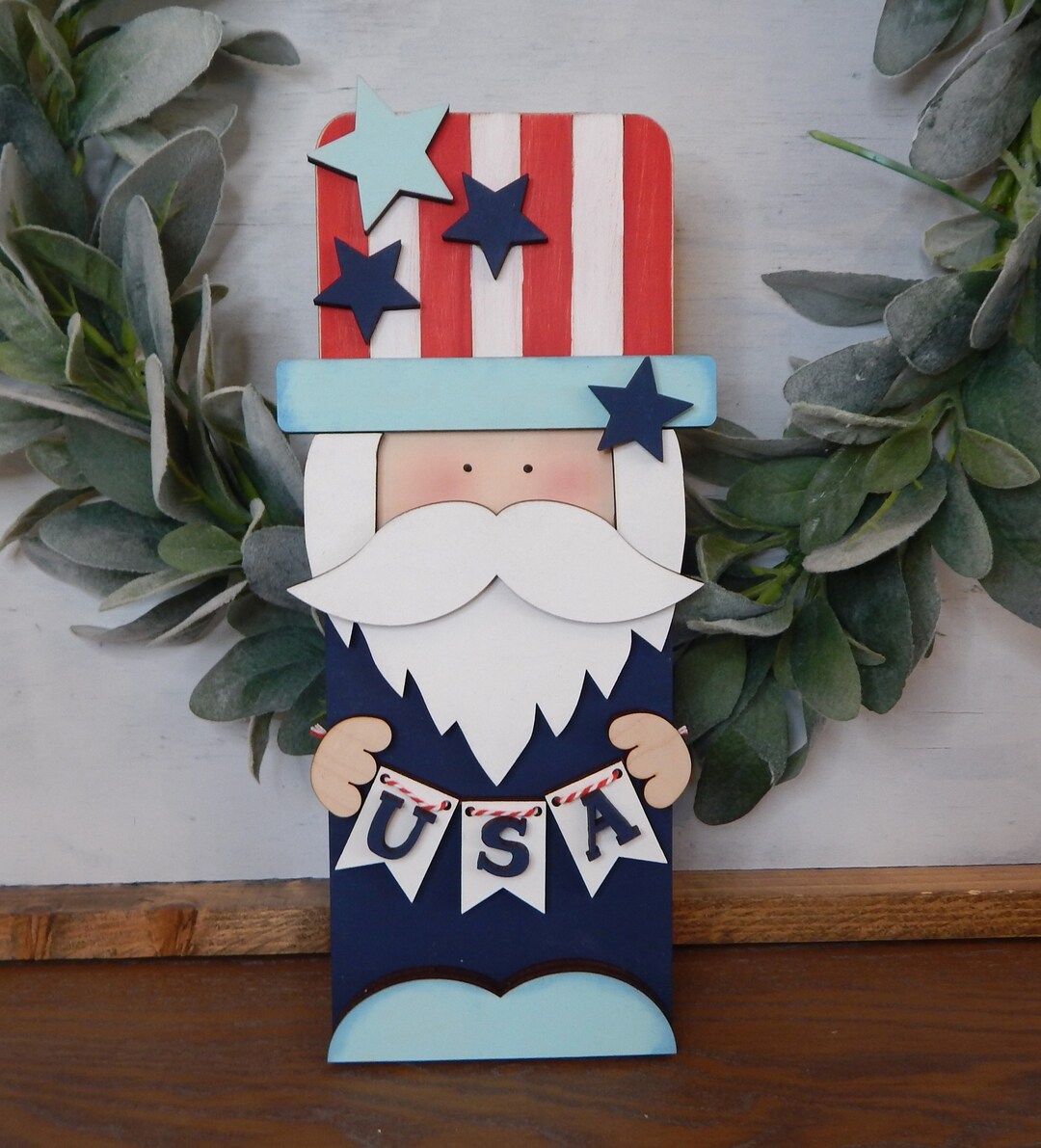 Uncle Sam Patriotic Decor - Etsy