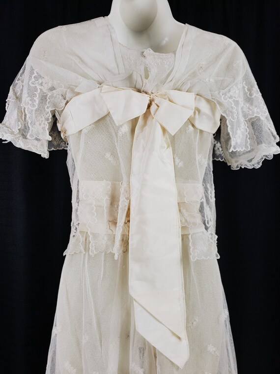 Antique Edwardian (Titanic) era 1915 Wedding Dress~ I… - Gem