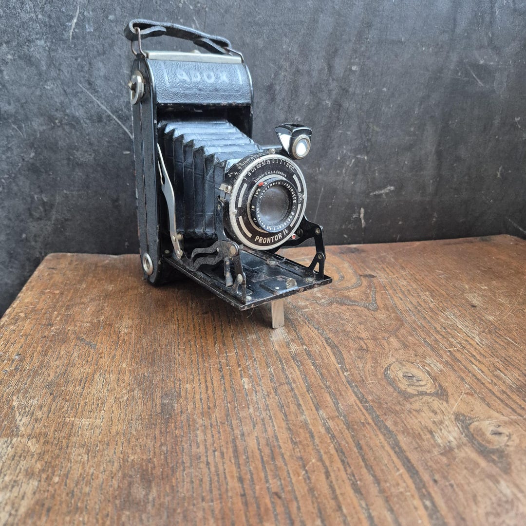 Adox Prontor II Folding Camera 1930s Era. Still Fires , 120 Film ,sold ...