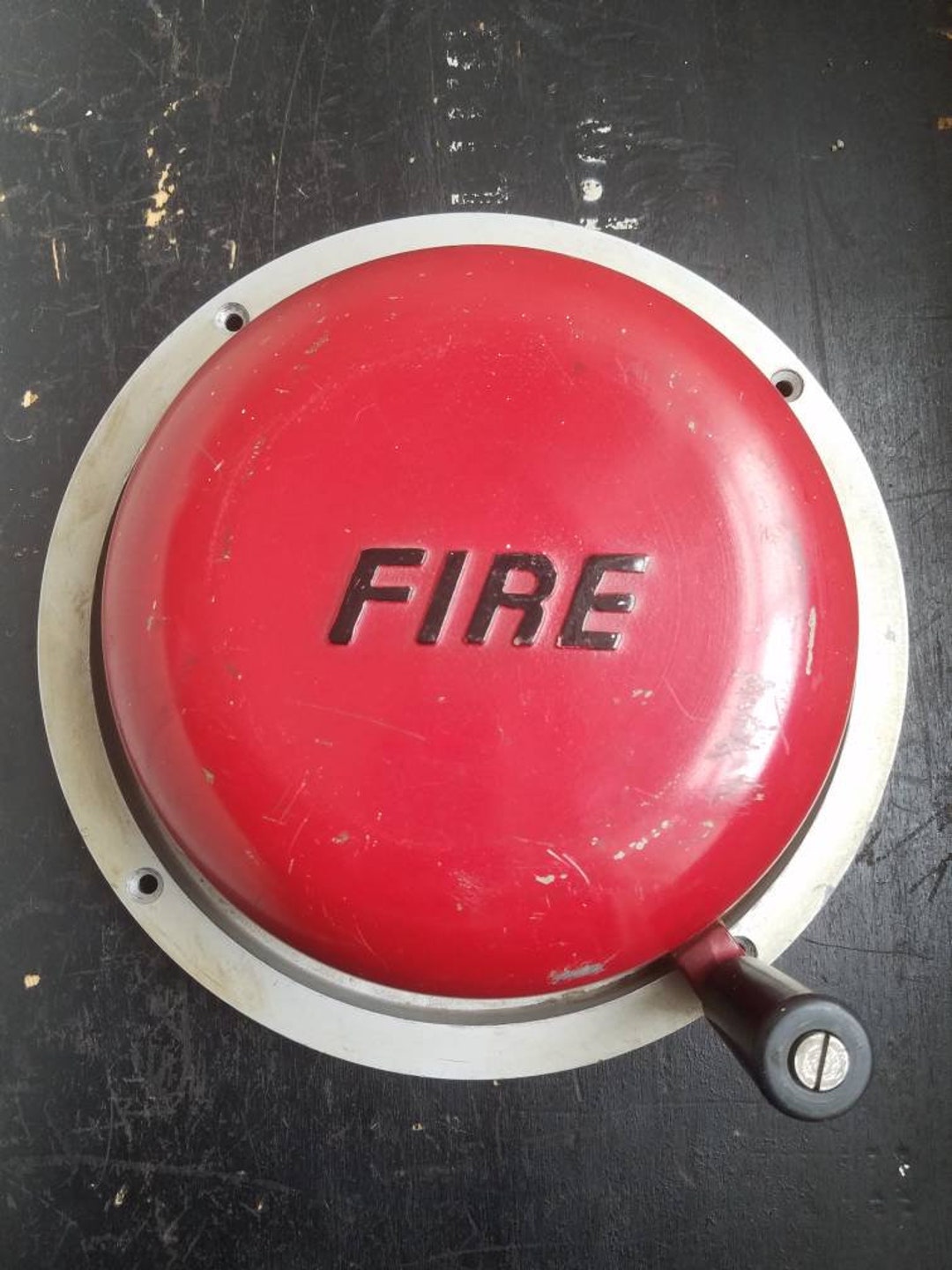 Vintage 1960s Fire Bell Hand Turned and in Great Condition - Etsy