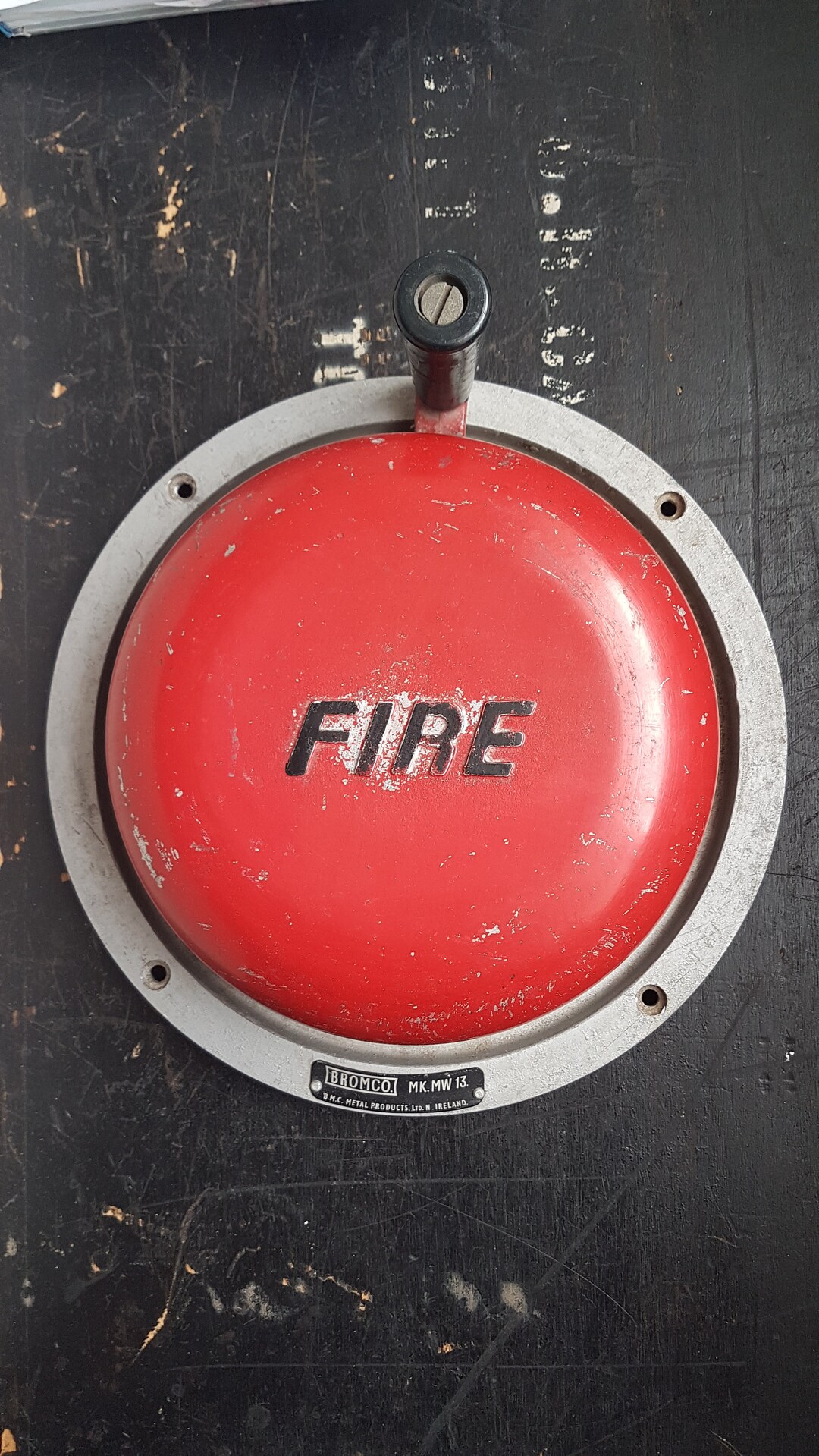Vintage 1960s Fire Bell Hand Turned and in Great Condition, Dinner Gong ...
