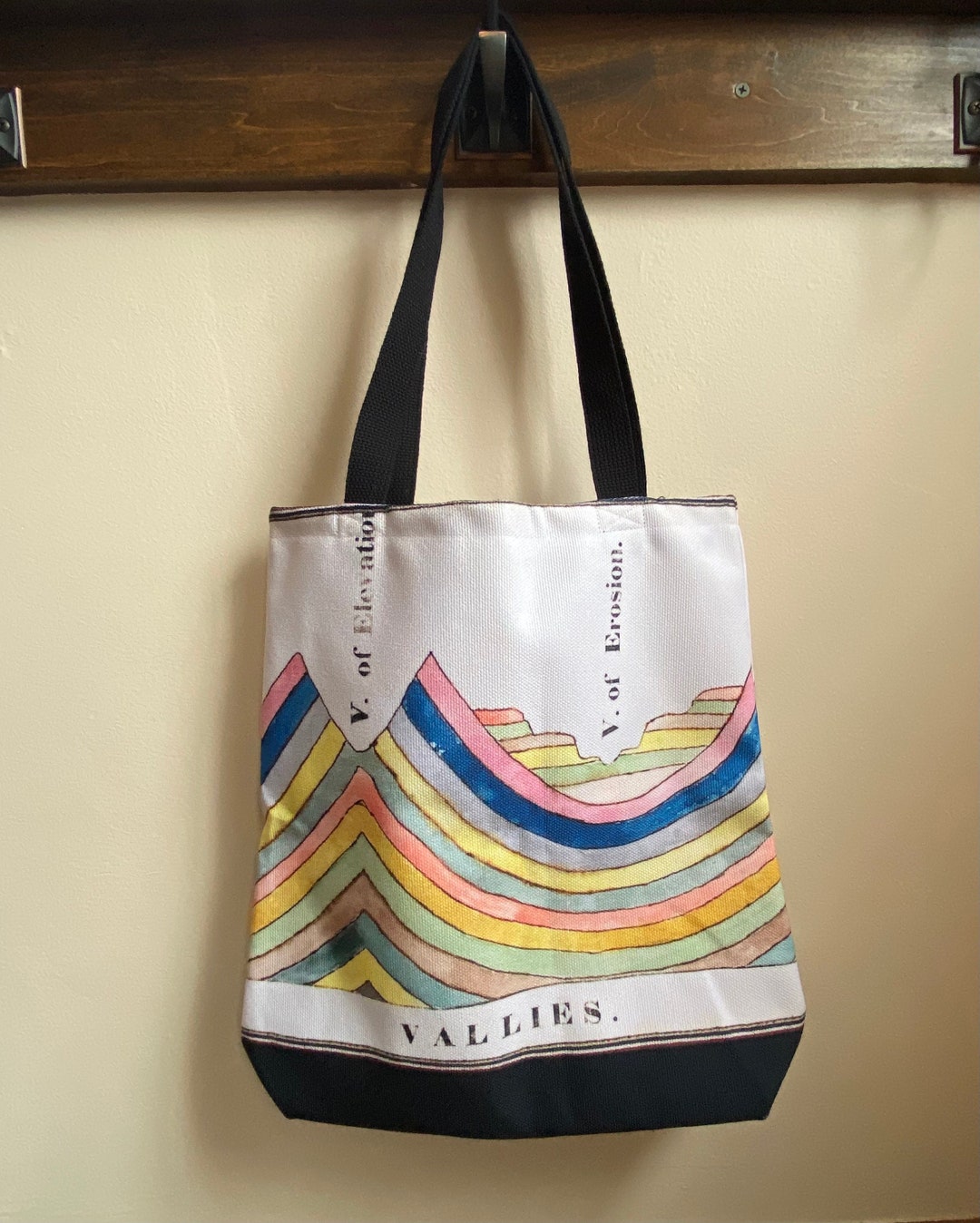 Geology Canvas Tote Bag, Natural History Science Tote Bag, Shoulder Bag ...