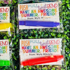 End of Year Gift, Last Day of School Summer Break Fidget Sensory Gift ...