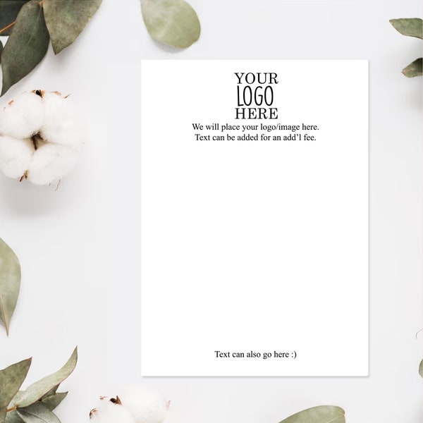 Custom Logo Notepad - Etsy