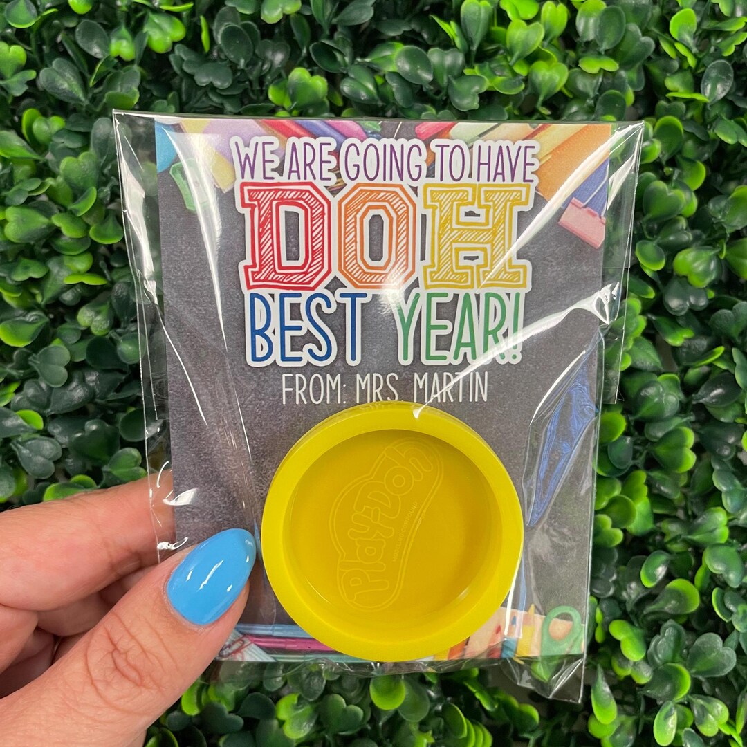 Personalized Play Doh Gift: Back to School Class Gift - Etsy