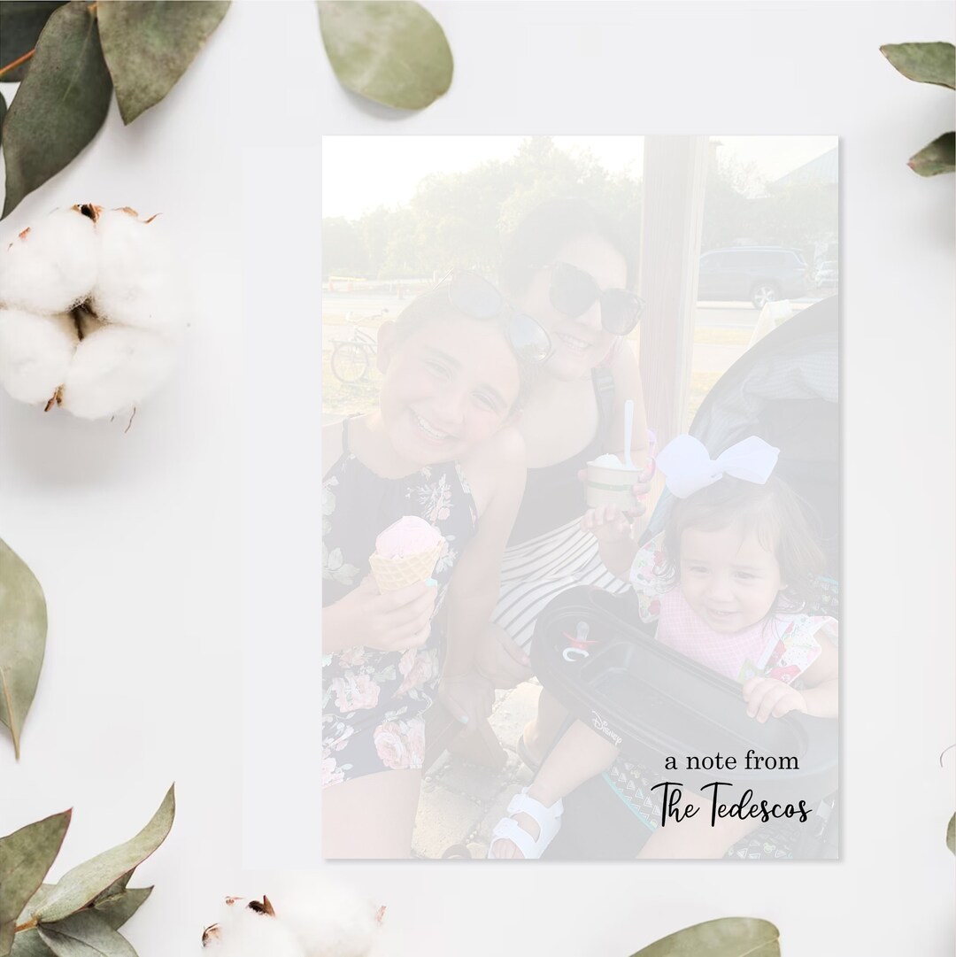 Personalized Photo Notepad, Custom Photo Notepad, Writing Pad ...