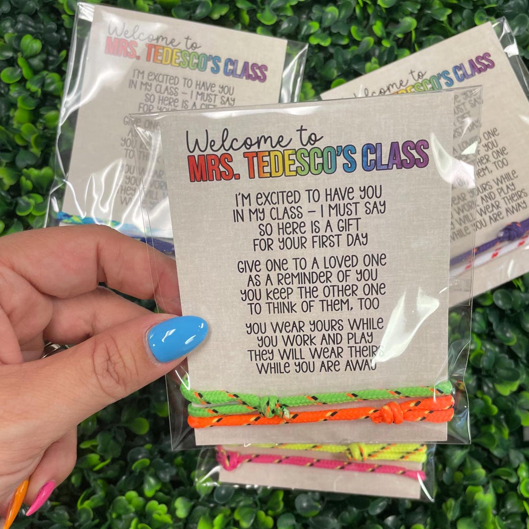 Back to School Friendship Bracelets: Student Encouragement Gift - Etsy