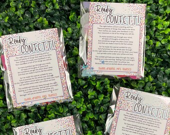 Ready Confetti, Night Before School, First Day of School, Kindergarten ...