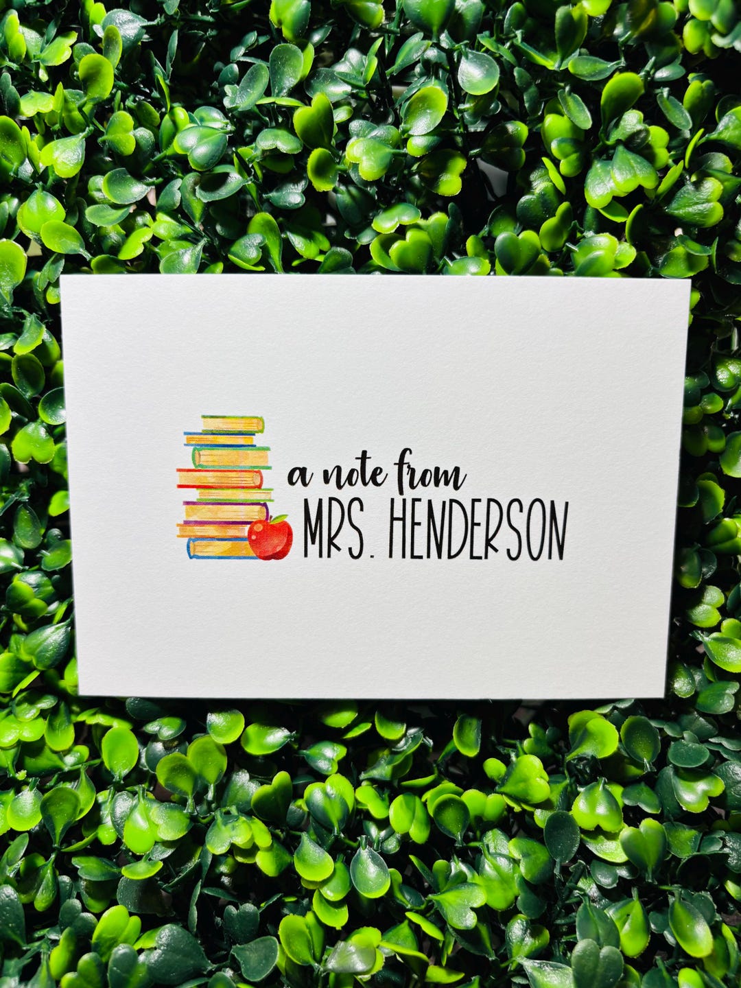 Teacher Note Card Set, Teacher Appreciation Gift, Cute Teacher Gift ...