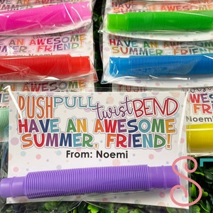 End of Year Gift, Last Day of School Summer Break Fidget Sensory Gift ...