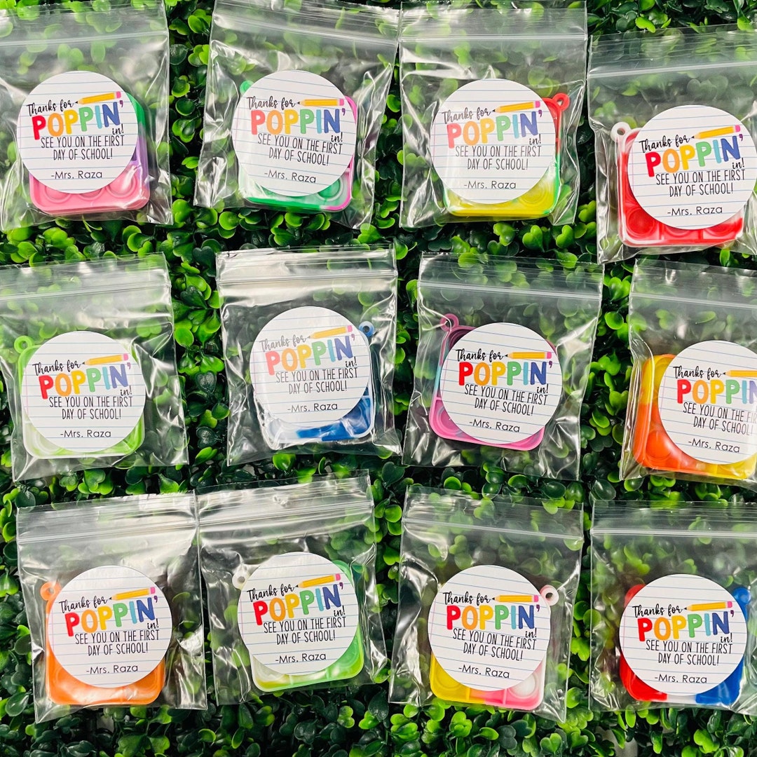 Back to School Student Gift, First Day of School Gift From Teacher, Pop ...