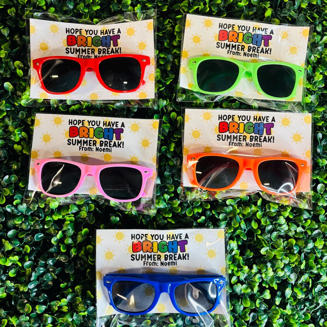 End of School Year Sunglasses Gift: Personalized Class Gift for ...