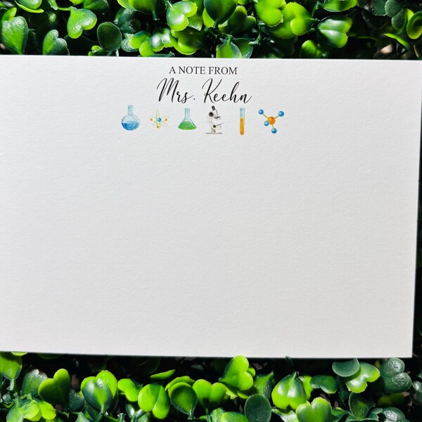 Chemistry Card - Etsy