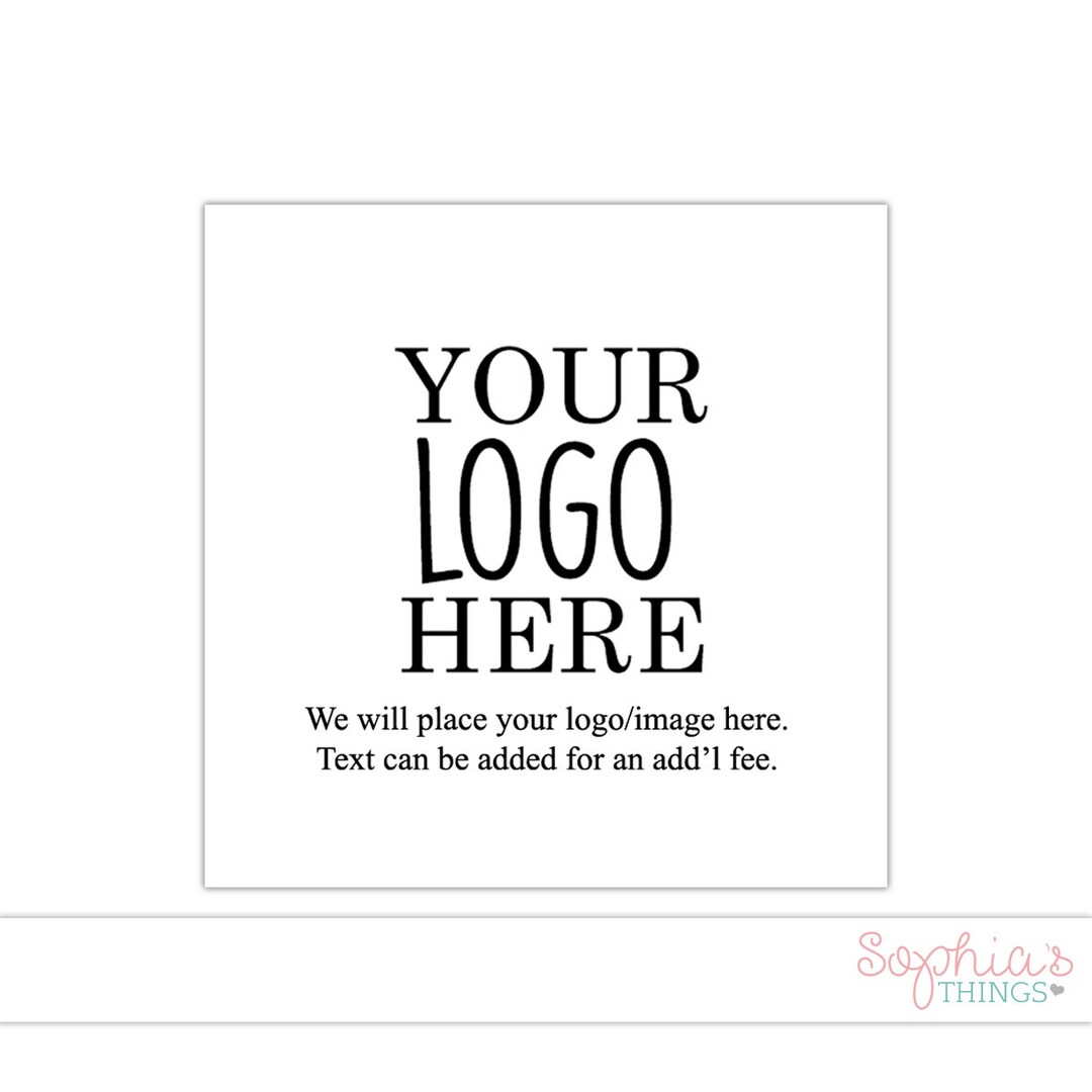 Custom LOGO Labels, Square Labels With Your Business Logo, Promotional ...