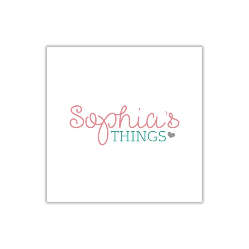 Custom LOGO Labels Square Labels With Your Business Logo - Etsy