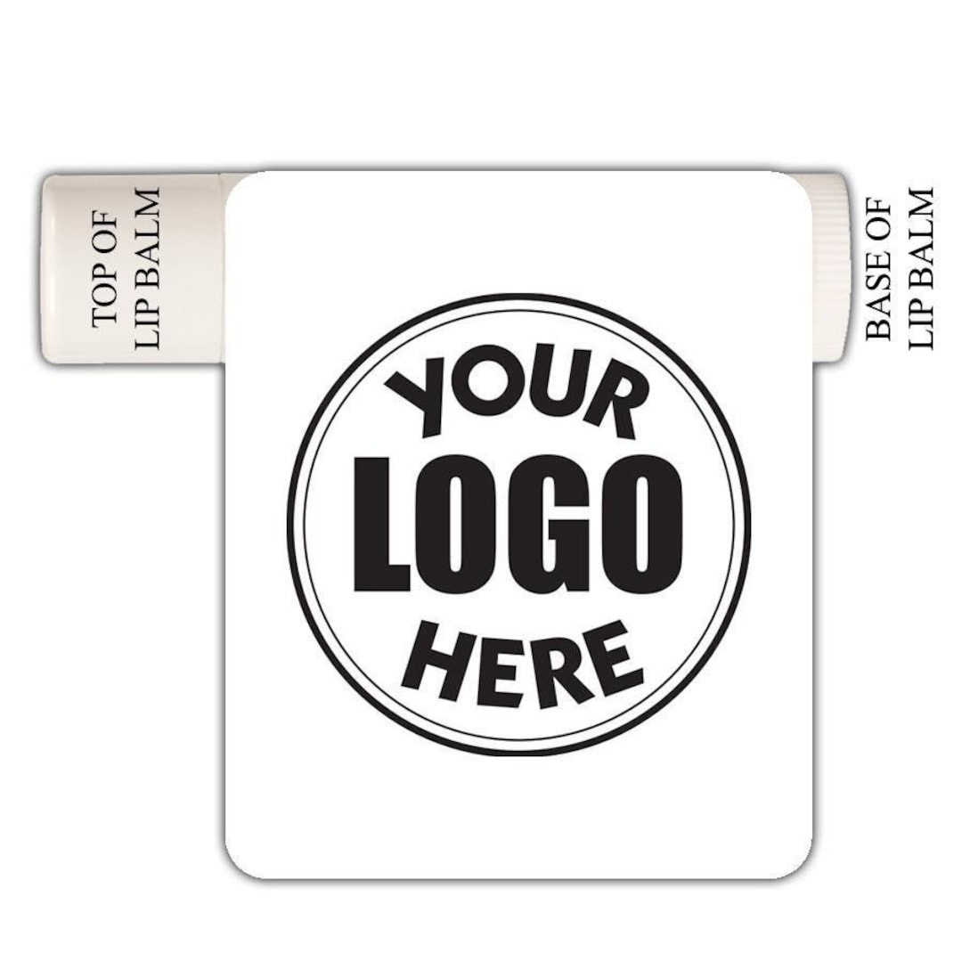 Custom Lip Balm Labels: Business Logo, Promotional Labels, Trade Show ...