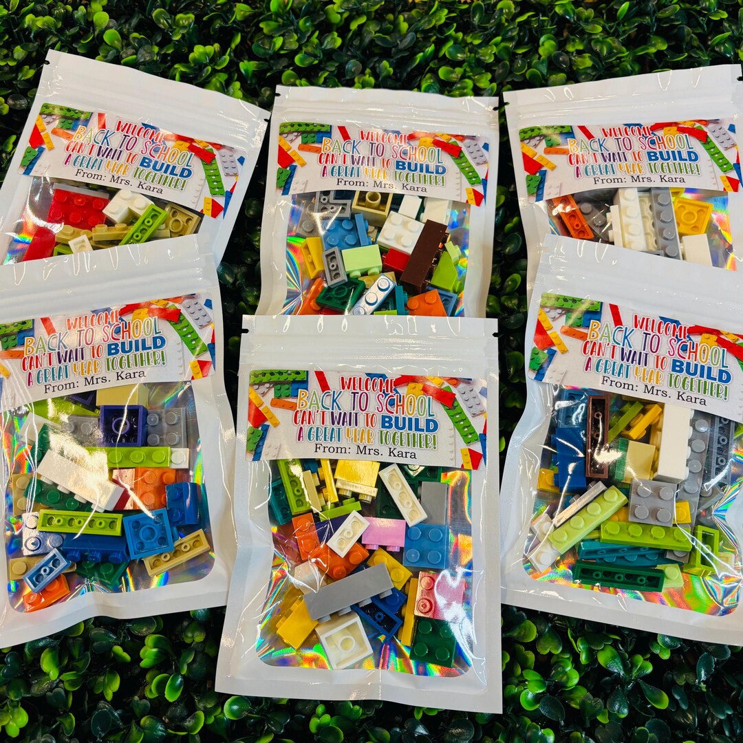 Personalized Building Block Gift: Back to School Class Favor - Etsy