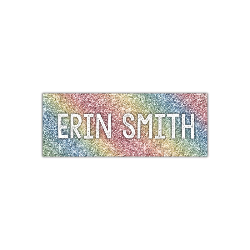 Glitter Labels - Etsy