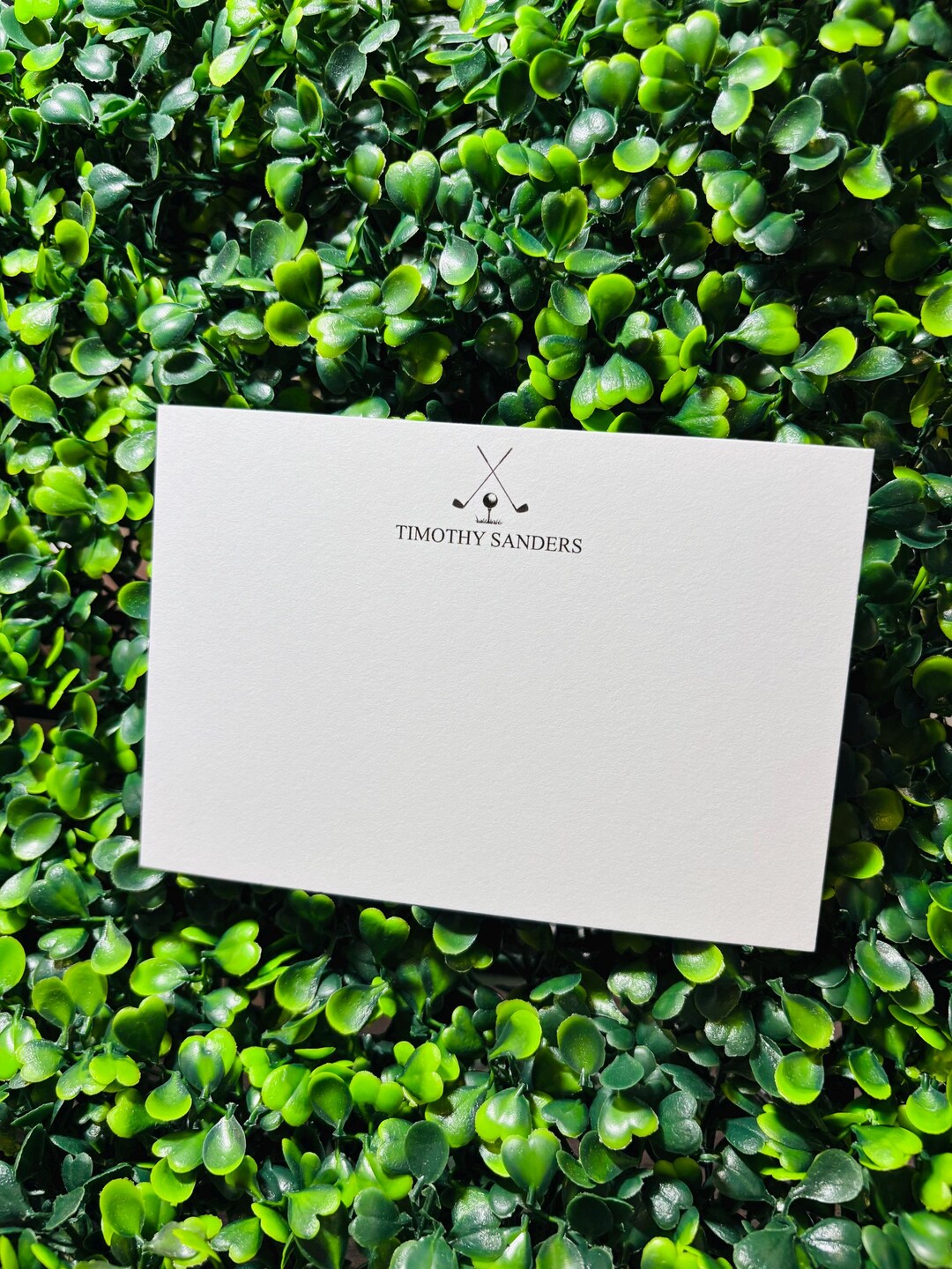 Personalized Golf Note Cards, Professional Stationery, Golf Lover Gift ...