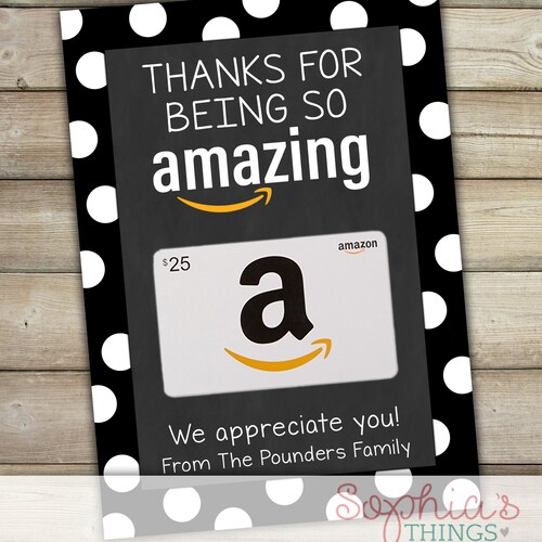 INSTANT DOWNLOAD Thank You for Being so Amazing Amazon Gift - Etsy